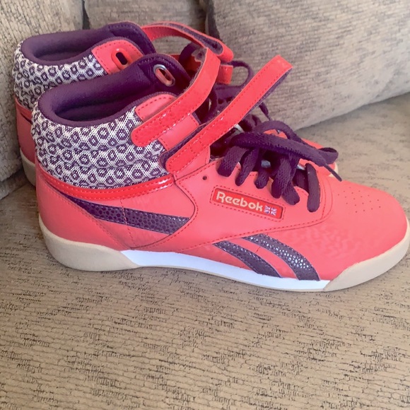 Reebok | Shoes | Redbox Classic Freestyle Hi Hightop Sneaker | Poshmark